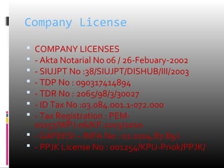 Company profile semultic | PPT | Logistics and Transportation Industry ...