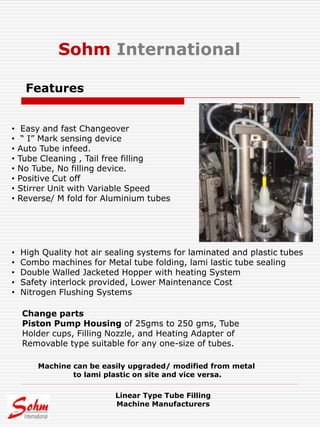 Company profile Sohm International | PPSX