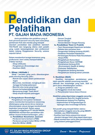 COMPANY PROFILE SECURITY PT. GMI GROUP | PDF