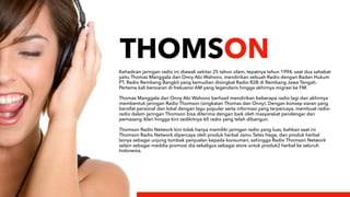 Company Profile Thomson Radio Network | PDF