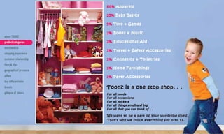 ToonZ Kids Wear Brand franchise Proposal | PDF