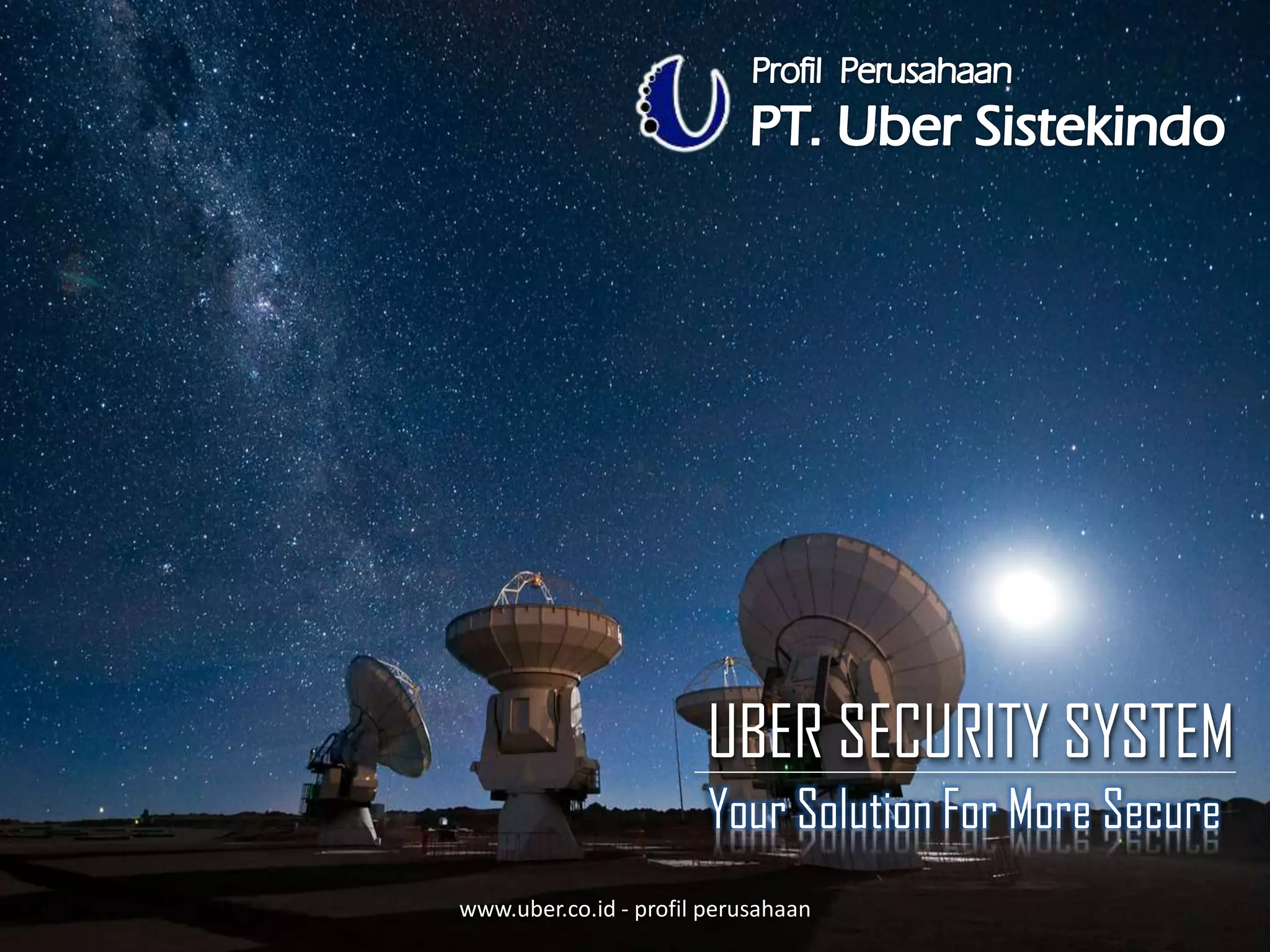 Company Profile PT. Uber sistekindo | Uber Security System | PDF