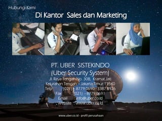 Company Profile PT. Uber sistekindo | Uber Security System | PDF