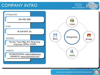VIRDI COMPANY PROFILE & PRODUCTS OVERVIEW | PPT