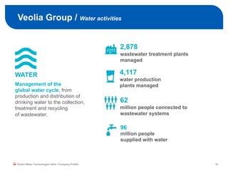 VEOLIA WATER TECHNOLOGIES ITALIA Solutions Division Company profile | PDF
