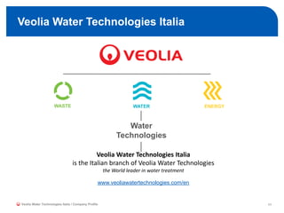 VEOLIA WATER TECHNOLOGIES ITALIA Solutions Division Company profile | PDF