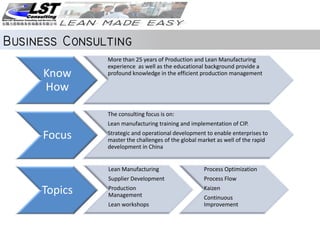Company Profile Wuxi Lst Business Consulting | PDF