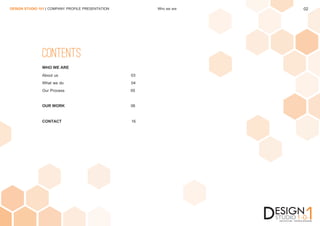 DesignStudio 101 Company profile | PDF