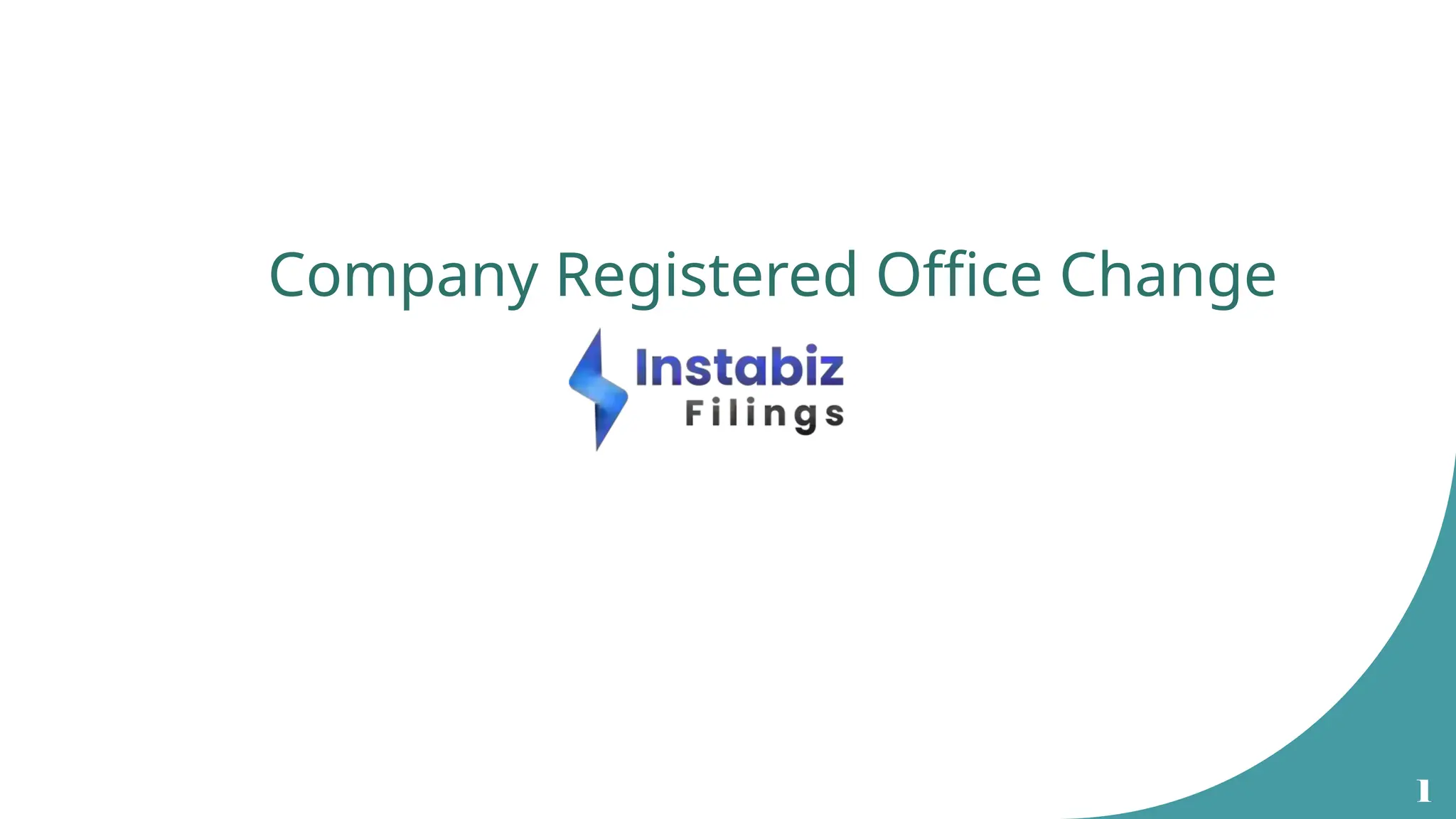 Notice: Change of Company Office Address | PPTX