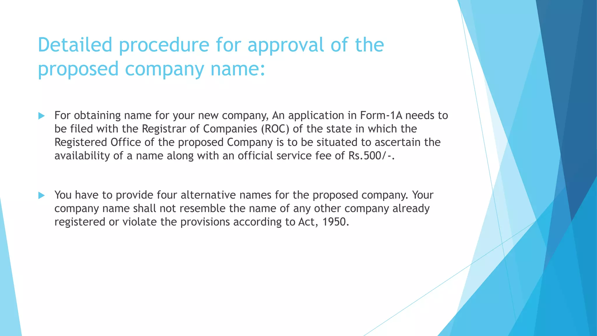 Company registration and its process | PPTX