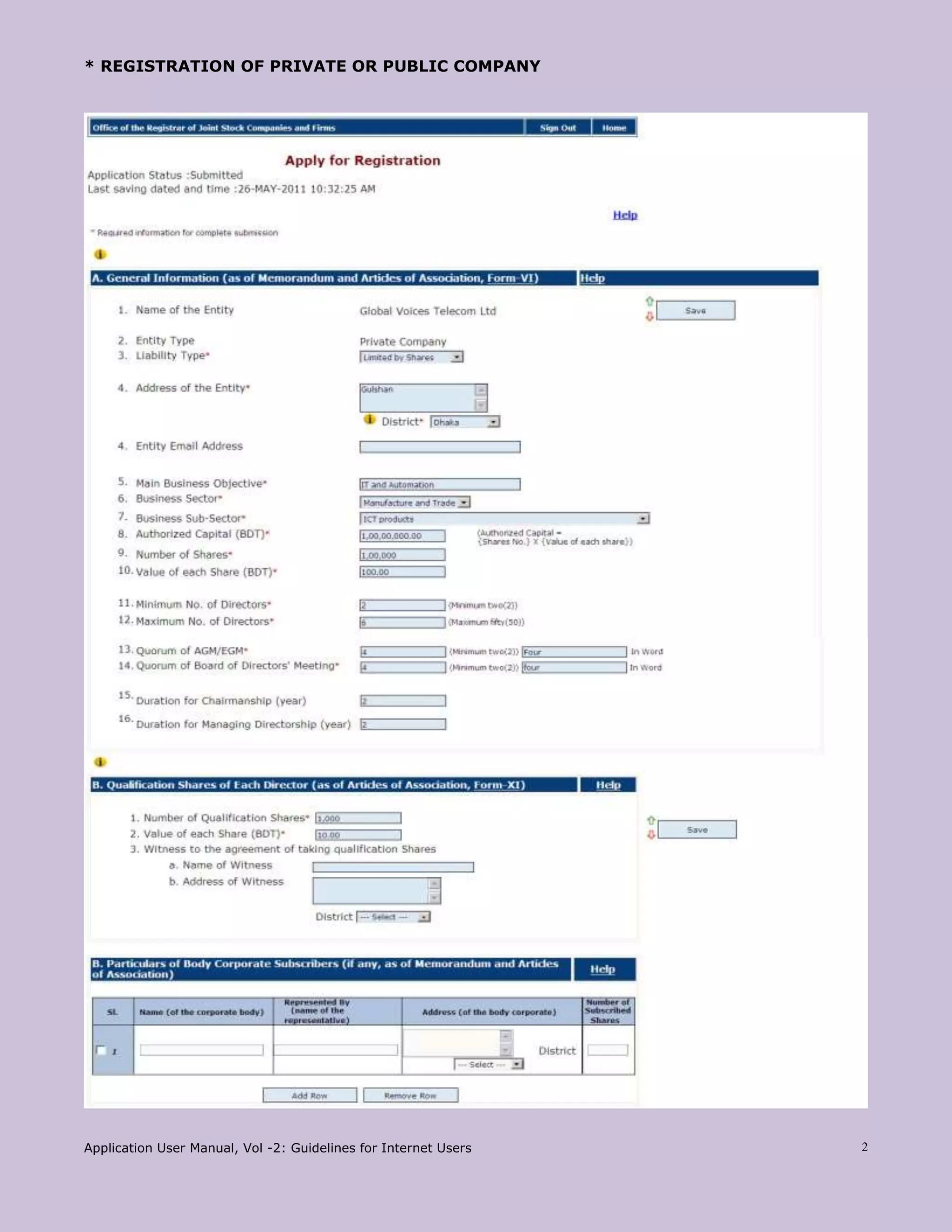 Company registration guideline rjsc | PDF