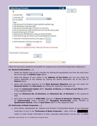 Company registration guideline rjsc | PDF | Business | Business and Finance