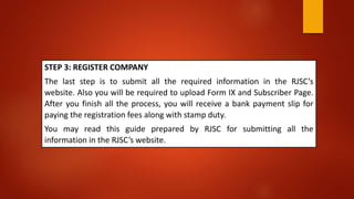 Company registration in bangladesh | PPT