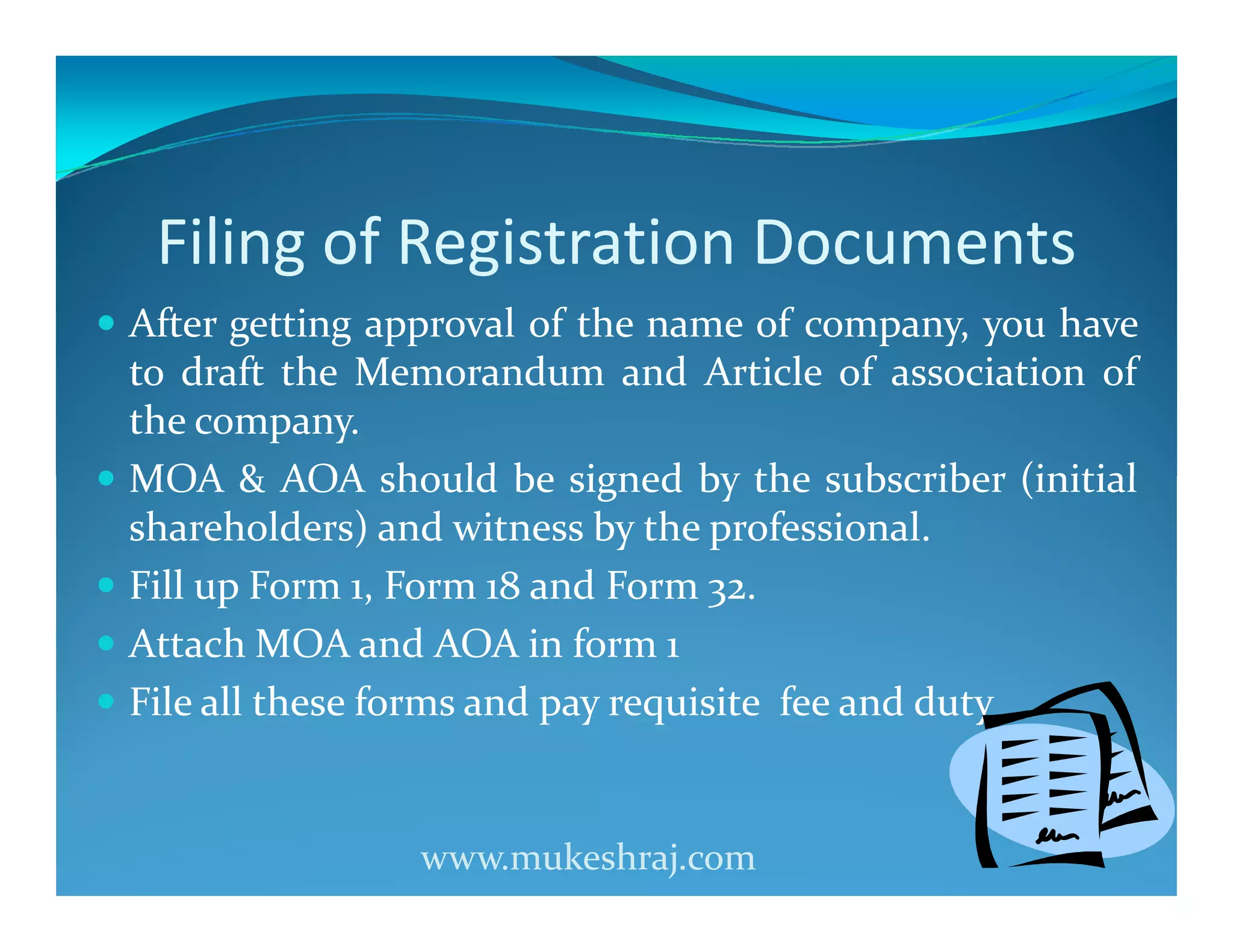 Company registration in india | PDF