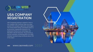 company registration in usa. | PPT