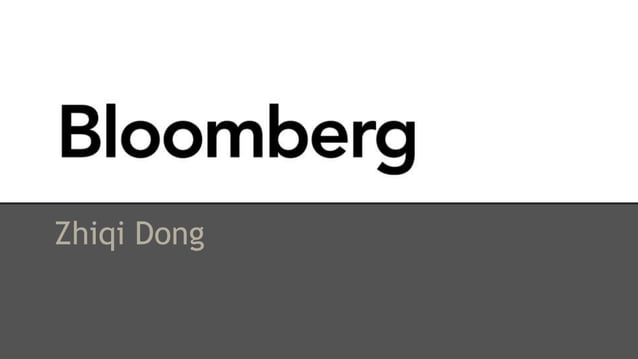 Company report - Bloomberg | PPTX
