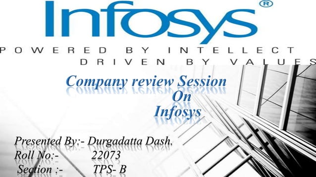 Best Presentation About Infosys | PPTX