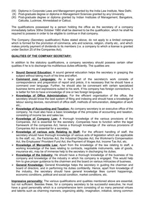 Company secretary | DOC