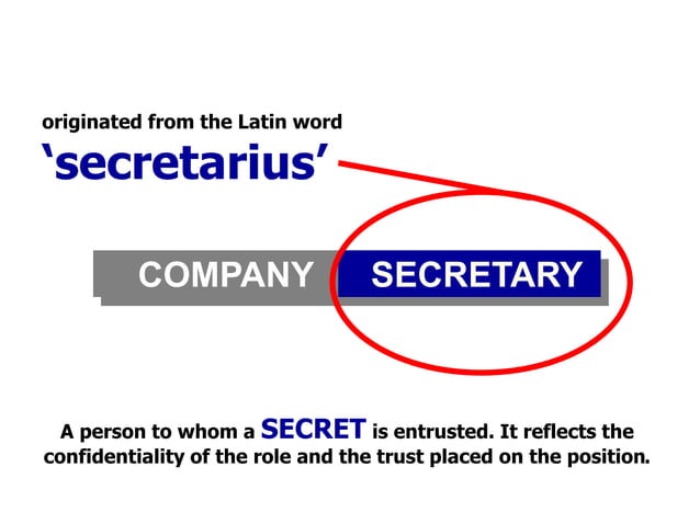 Company secretary.pptx | Resume Writing and Advice | Job Search