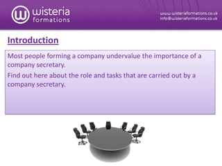 The Role of a Company Secretary | PPTX