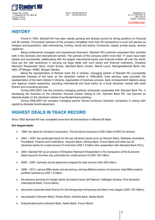 Company services and deals | PDF