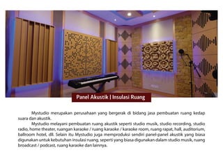 PRODUK PANEL AKUSTIK | PDF