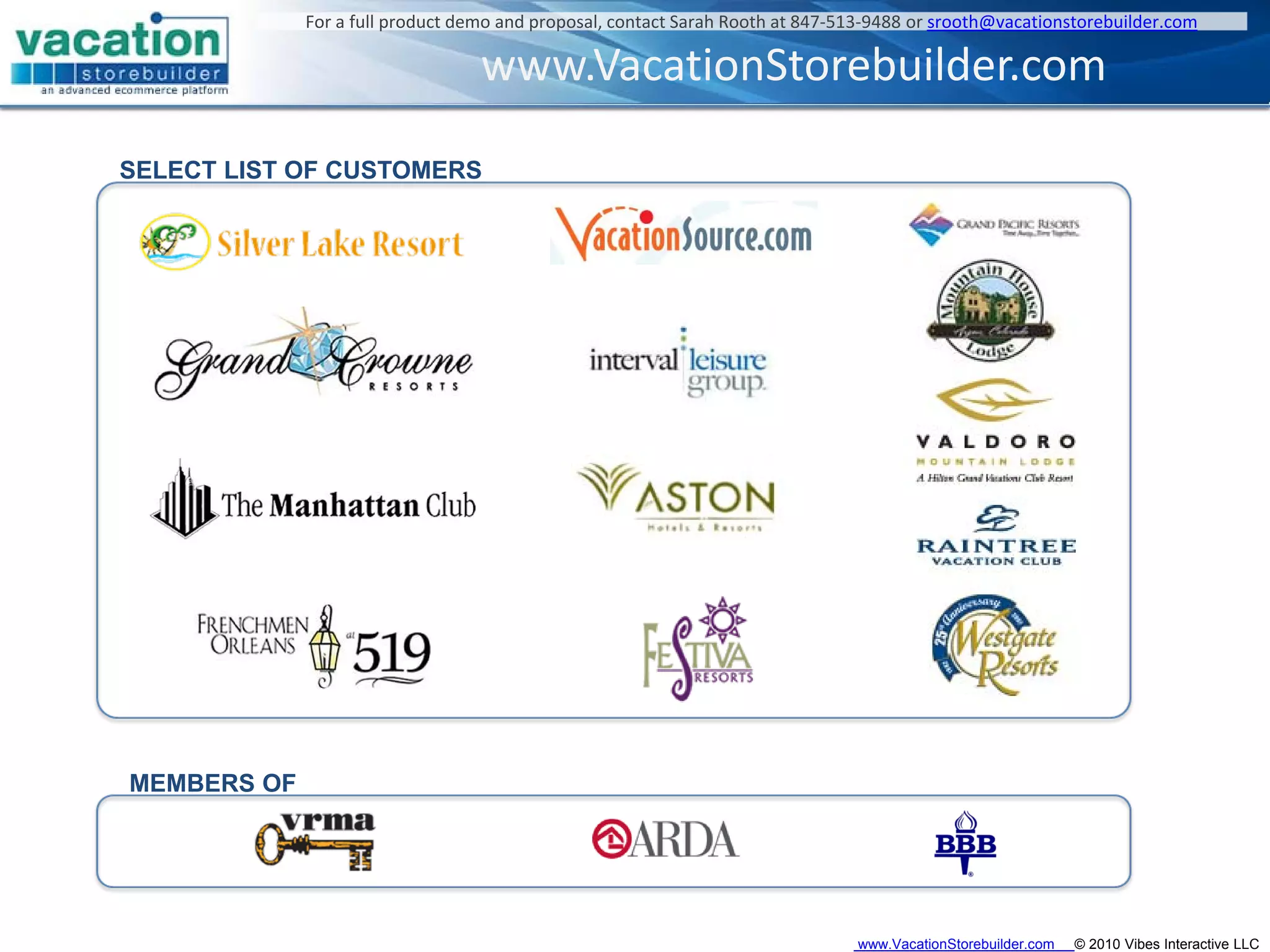 Vacation Storebuilder | PDF
