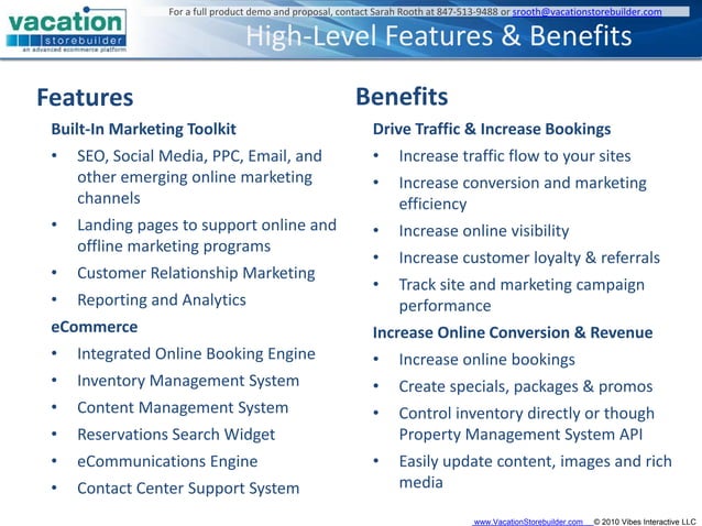 Vacation Storebuilder | PDF