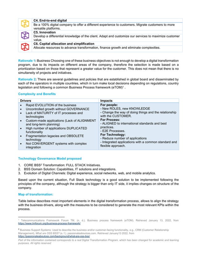Digital Transformation Map | PDF | IT and Internet Support | Internet
