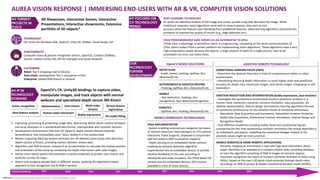 Aurea Vision & Aurea Consulting: technology proposal | PDF | Computing | Technology & Computing