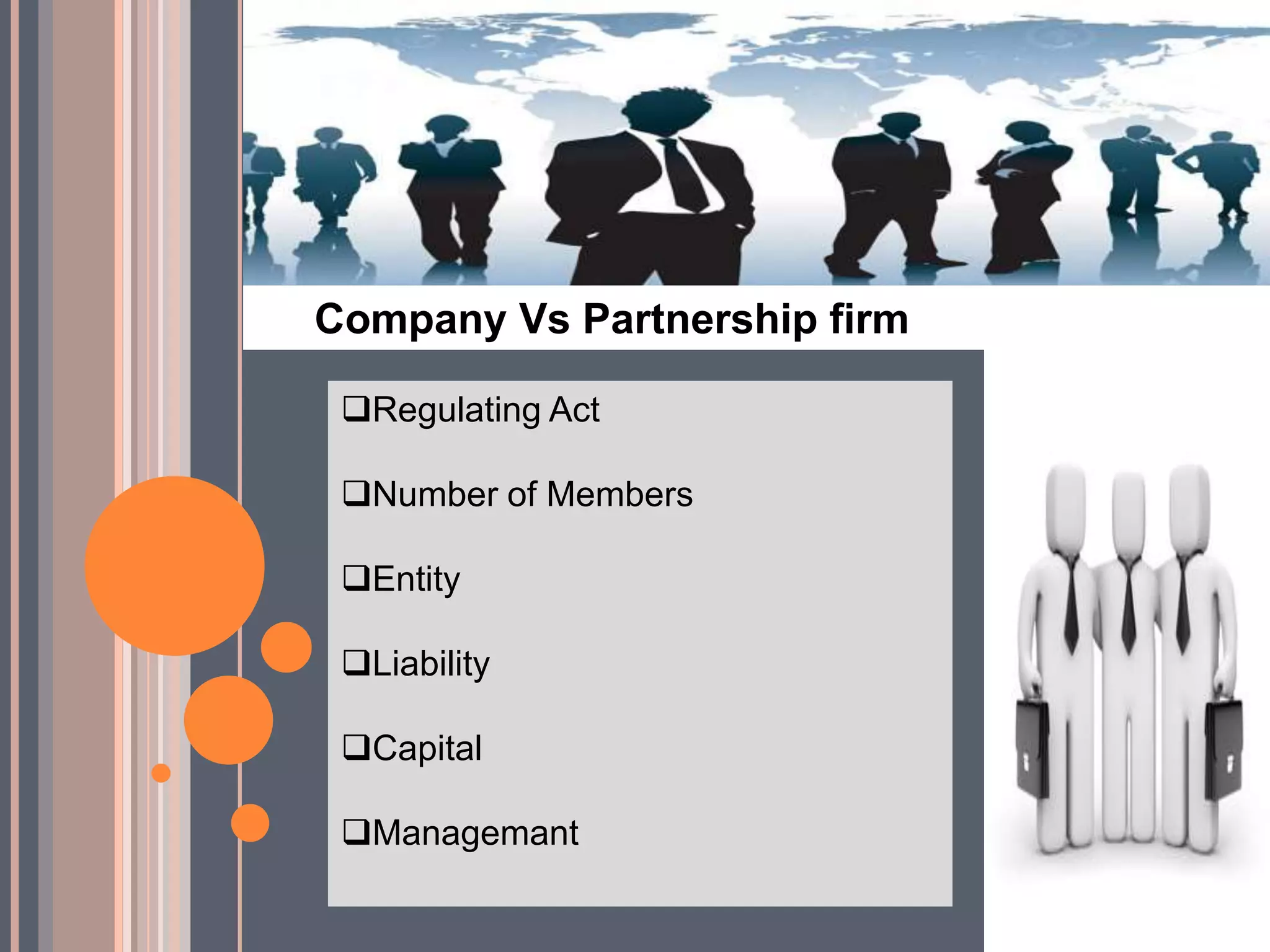 Company vs partnership firm | PPTX