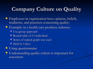 Companywide Assesment Of Quality | PPT