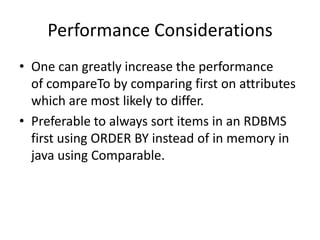 Java Comparable and Comparator | PPT