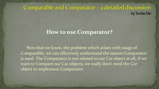 Comparable and comparator – a detailed discussion | PPSX