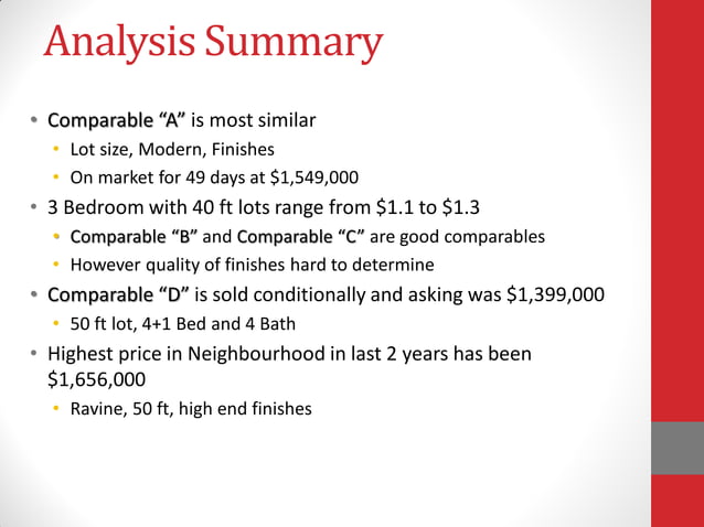 Comparables Analysis Template | PPT