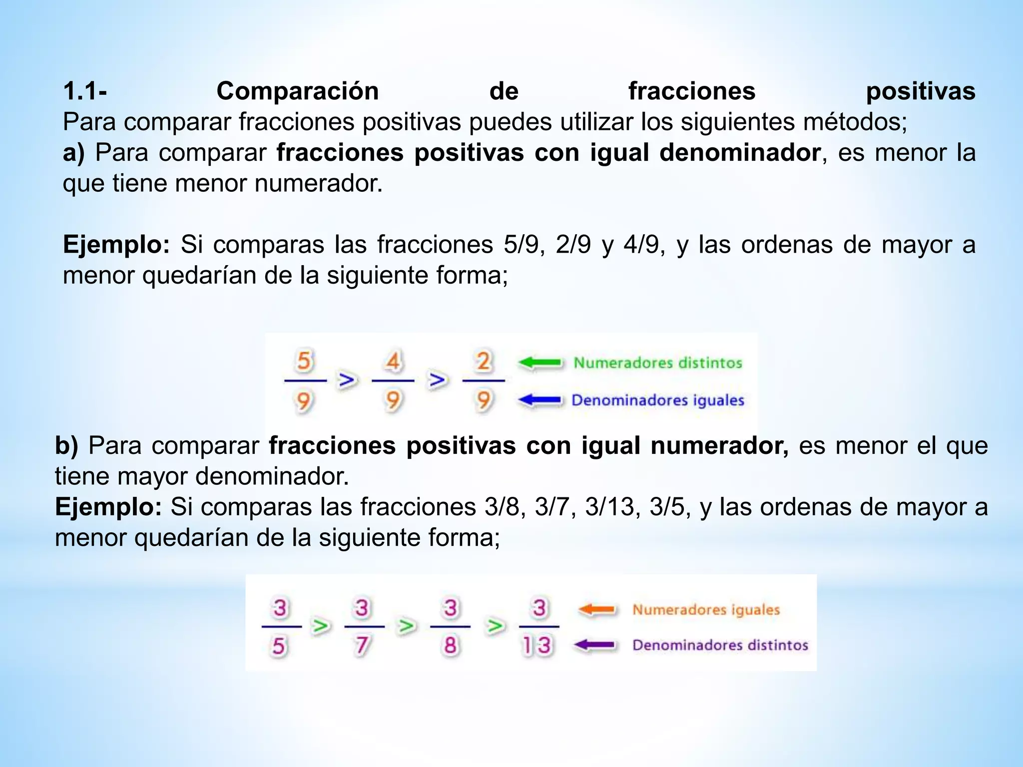 Comparación de números racionales | PPTX
