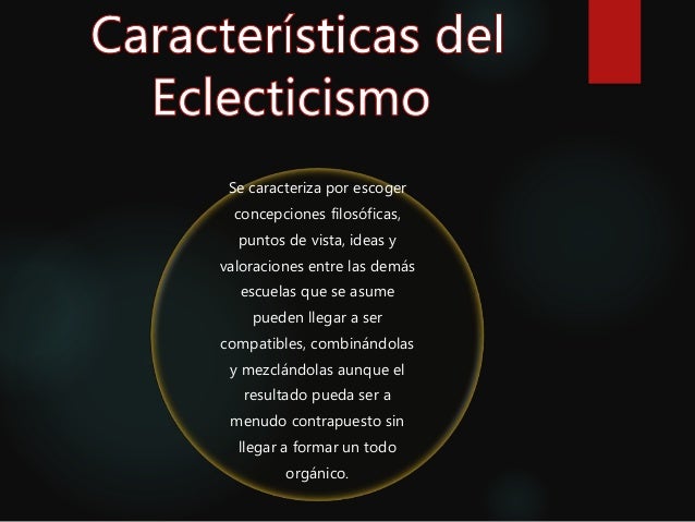 Eclecticismo Significado