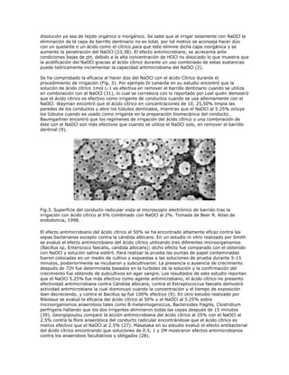 Comparacion de tres soluciones irrigantes utilizadas en endodoncia | DOCX