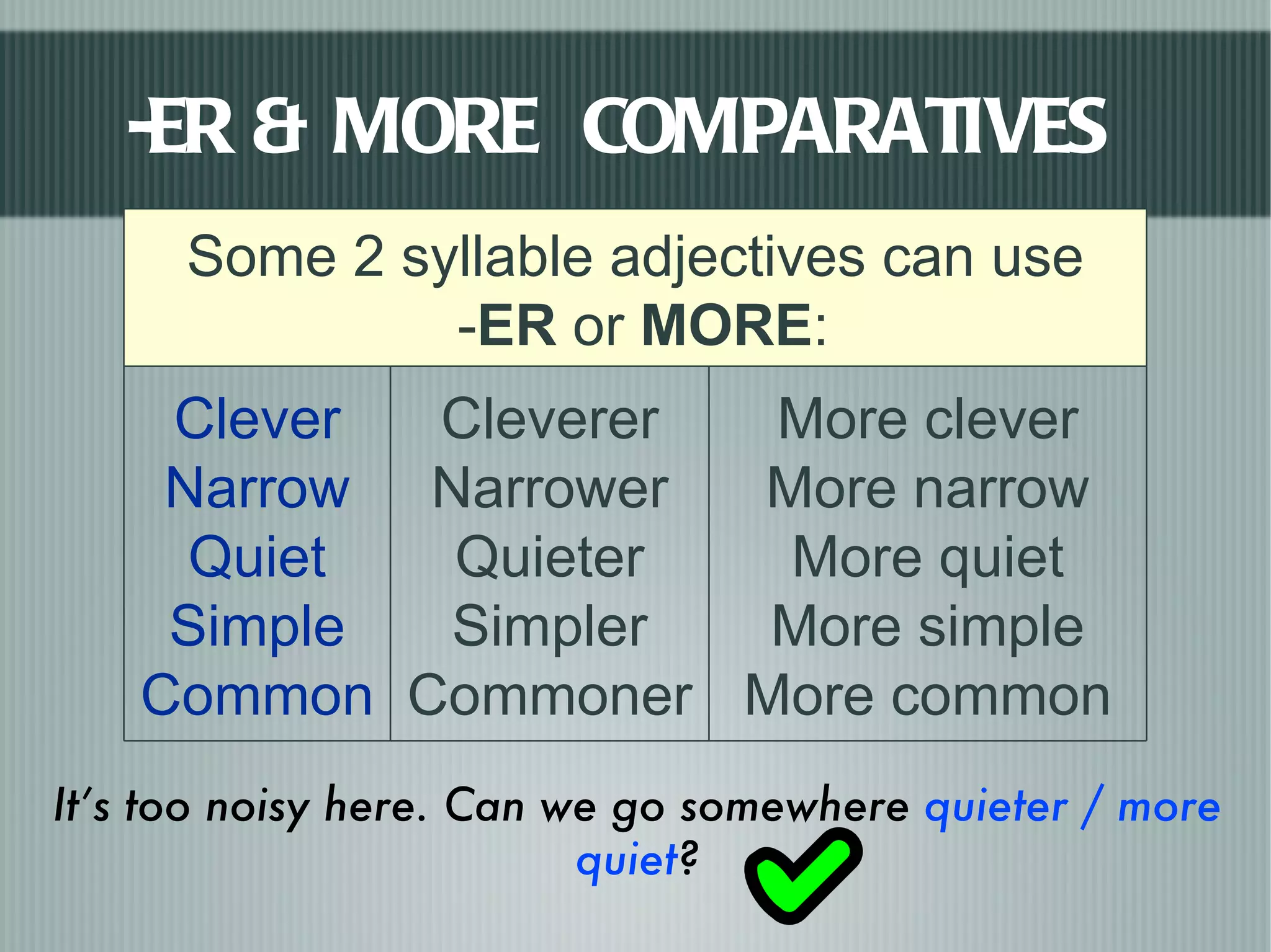 Comparatives & superlatives | PPT