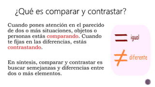Comparar y contrastar. Hacer predicciones.pptx