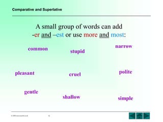 Comparative/SUPERLATIVE | PPT