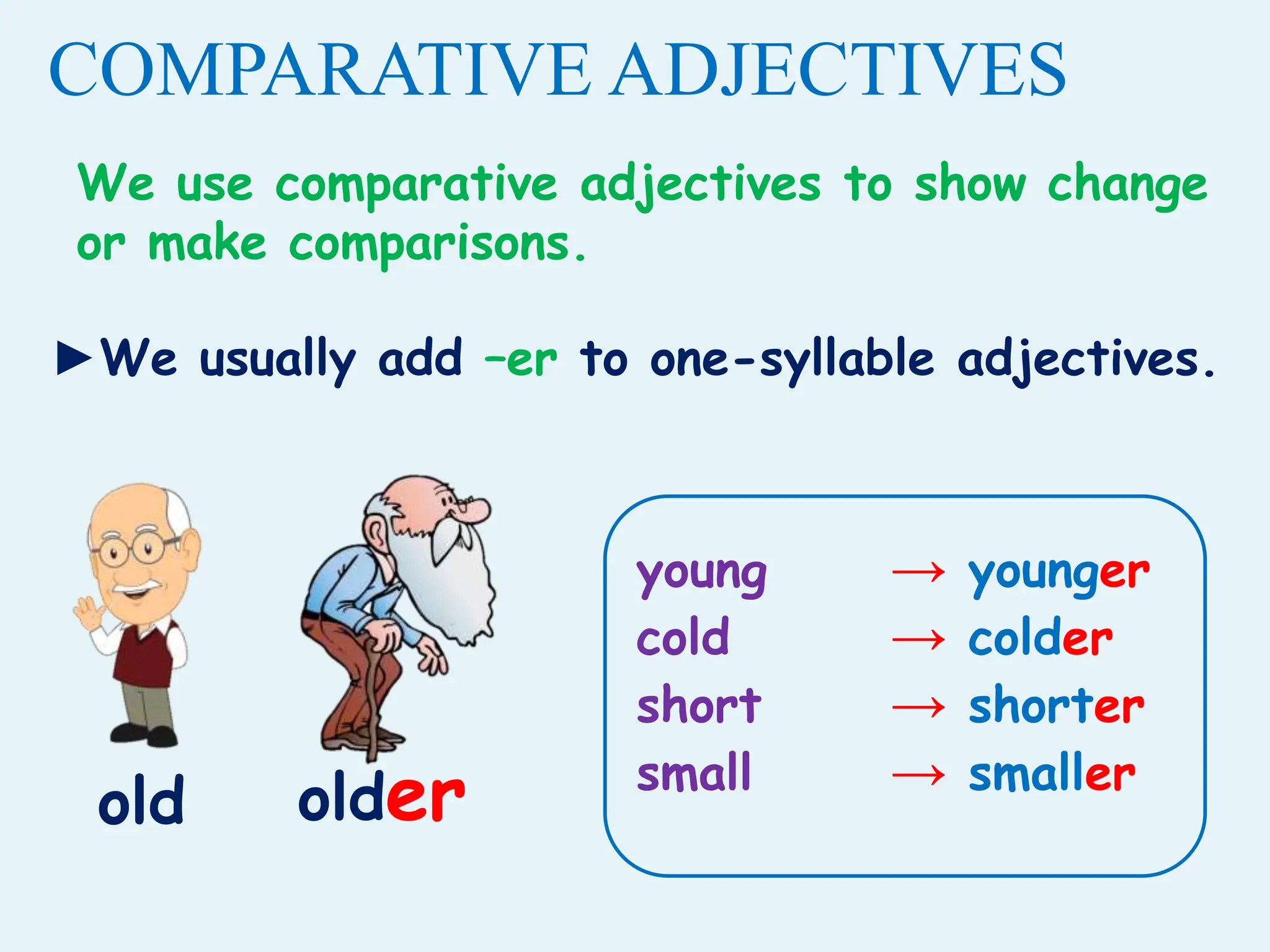 comparative-adjectives-presentation-grammar-drills-picture-description ...
