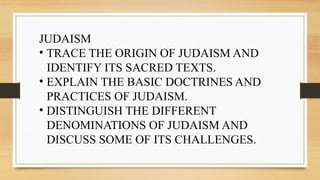 Comparison of Judaism, Christianity, & Islam (COMPARATIVE-ANALYSIS).pptx