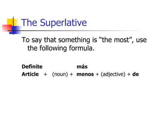 Comparative And Superlative | PPT