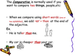 comparative-and-superlative.ppt for comparing adjective levels | PPT