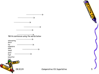 comparative-and-superlative.ppt for comparing adjective levels | PPT