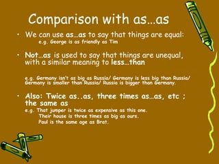 Comparative And Superlative Adjectives 1201593353419688 2 | PPT