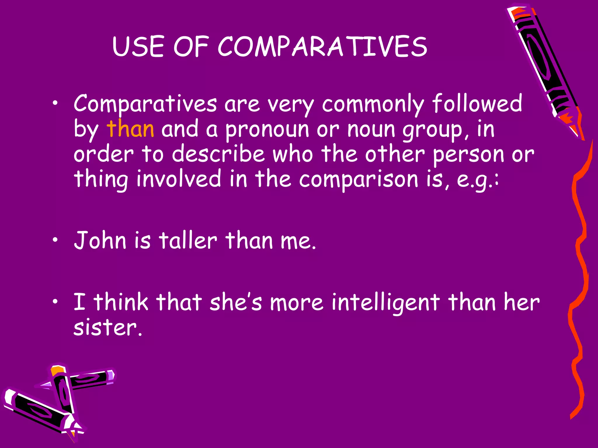 Comparative And Superlative Adjectives | PPT