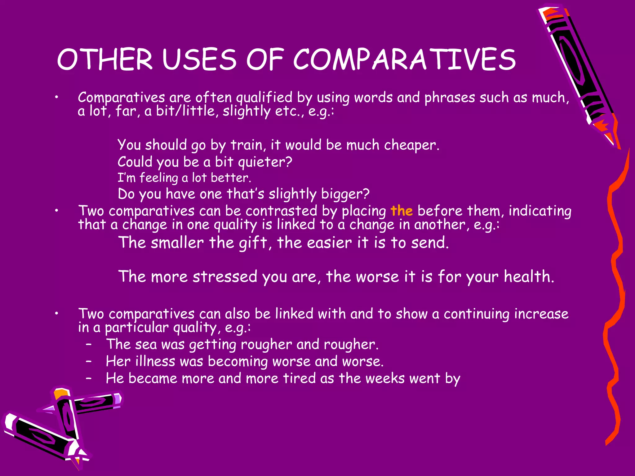 Comparative And Superlative Adjectives | PPT
