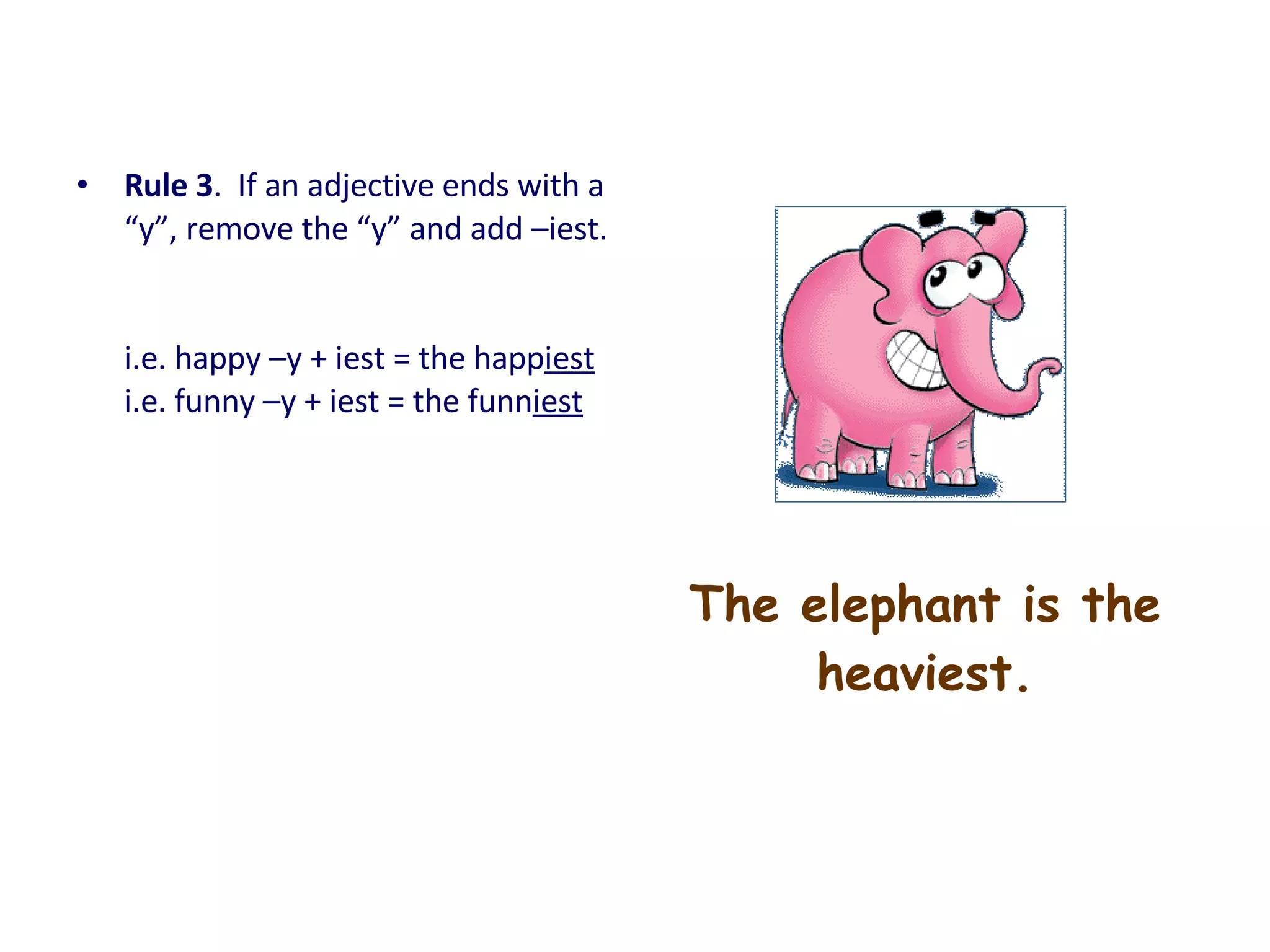Comparative and Superlative adjectives | PPT
